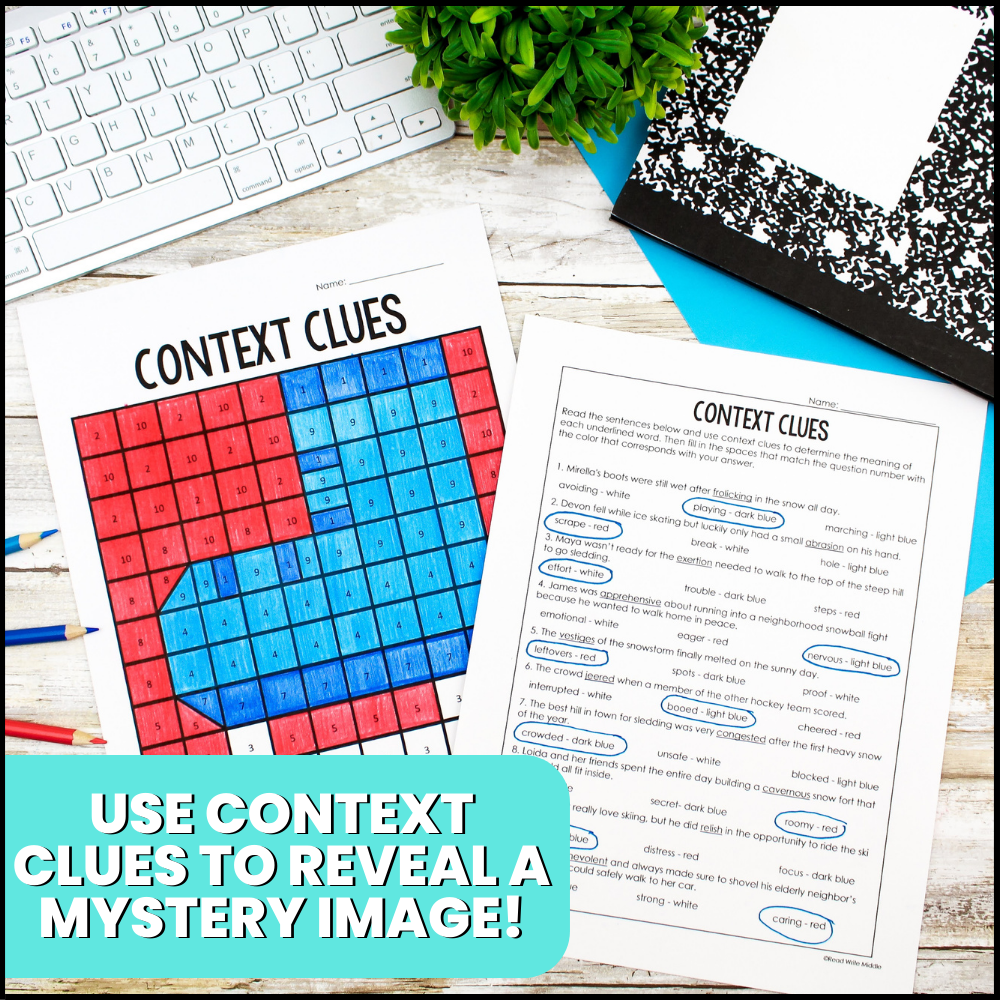 Winter Reading Comprehension Bundle Activities Middle School | Made By ...