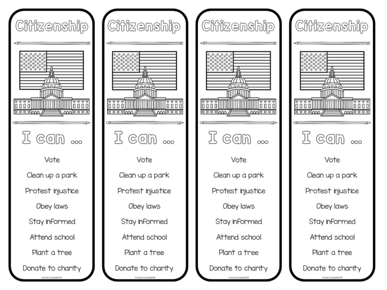 Citizenship Bookmark | Made By Teachers