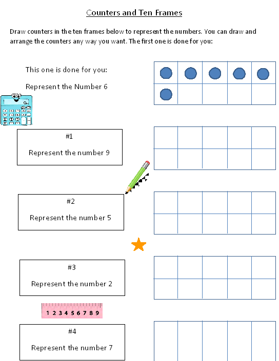 Counters and Ten Frames | Made By Teachers