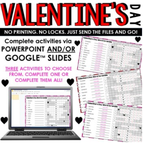 Valentine's Day Activities DIGITAL Escape Room | Google Slides ...