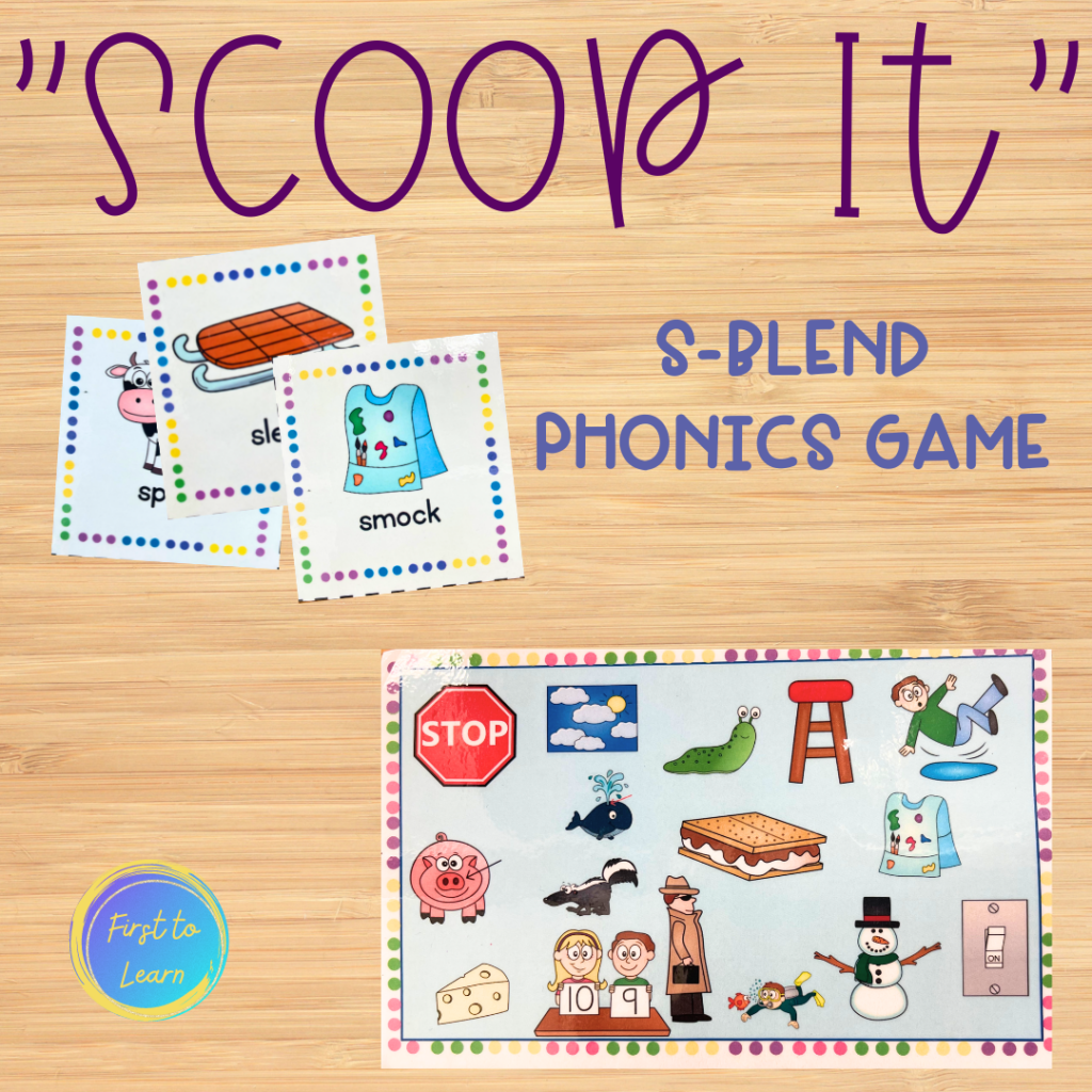 Phonics Game S-Blends Center Activity | Made By Teachers