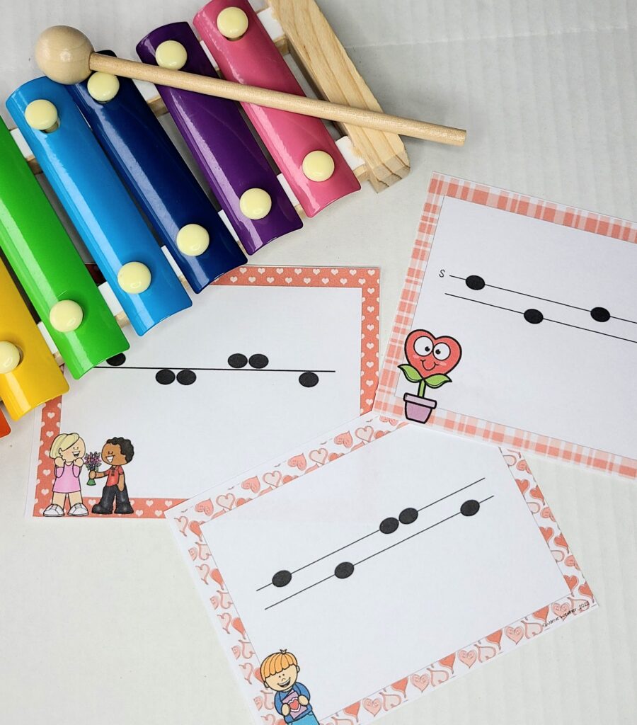 Sol Mi Valentine's Day Solfege Flashcards | Made By Teachers