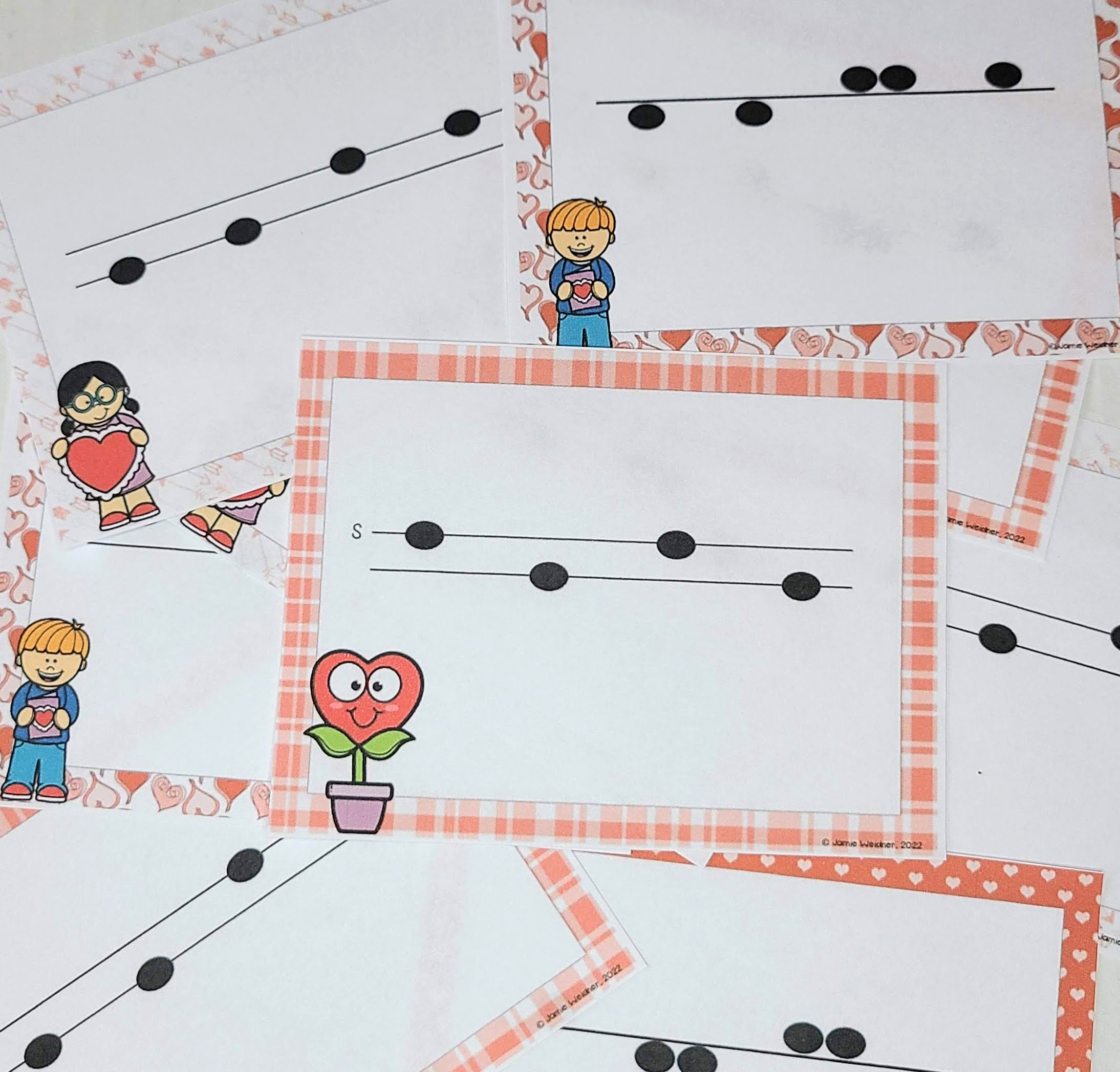 Sol Mi Valentine's Day Solfege Flashcards | Made By Teachers