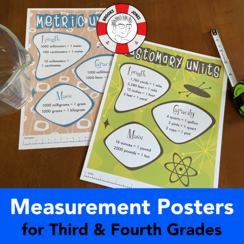 Customary and Metric Measurement Posters: Grades 3 and 4 | Made By Teachers