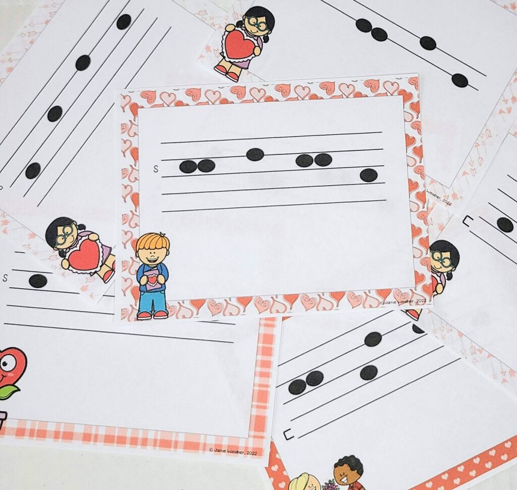 La Valentine's Day Solfege Flashcards | Made By Teachers