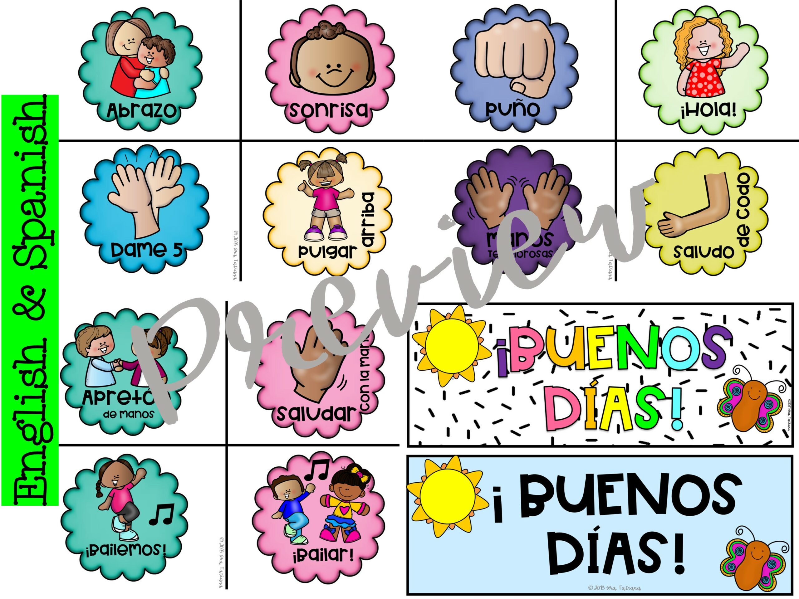 Tarjetas con Saludos para la Mañana | Spanish Morning Greeting Choices ...