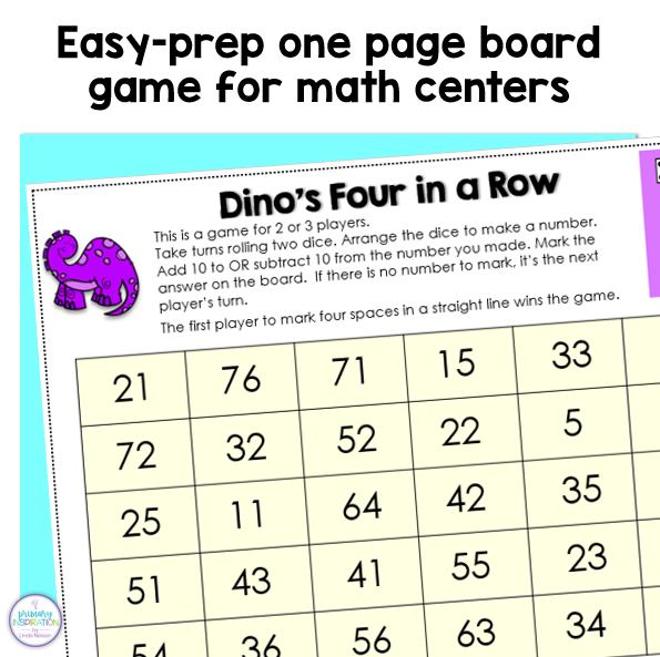 Add & Subtract Tens - Place Value Task Cards for 1st Grade Math ...