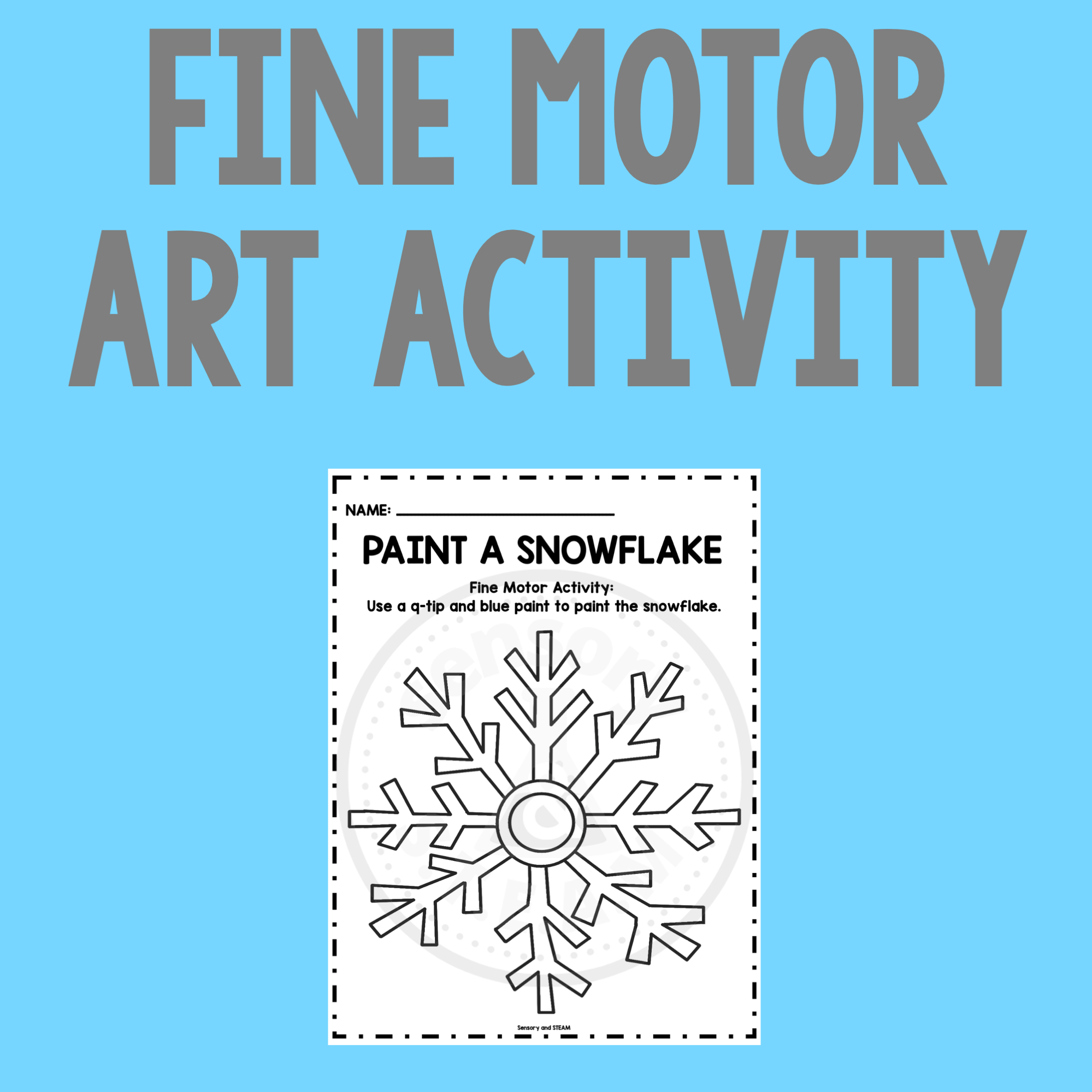 WINTER Fine Motor Prewriting Activity Worksheets | line trace, cut ...