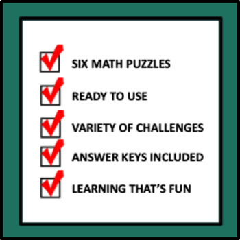 Math Puzzles for Early Finishers: Set 4 | Made By Teachers
