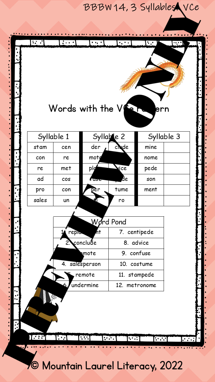 Multisyllabic Word Building with Vowel Teams Grades 2 and 3 EDITABLE ...