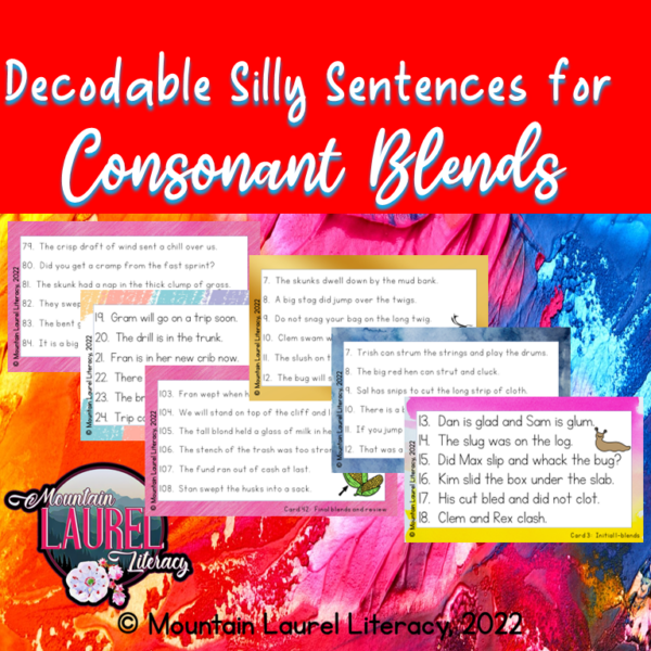 Decodable Text Blends and Short Vowels First Grade Sentences | Made By ...