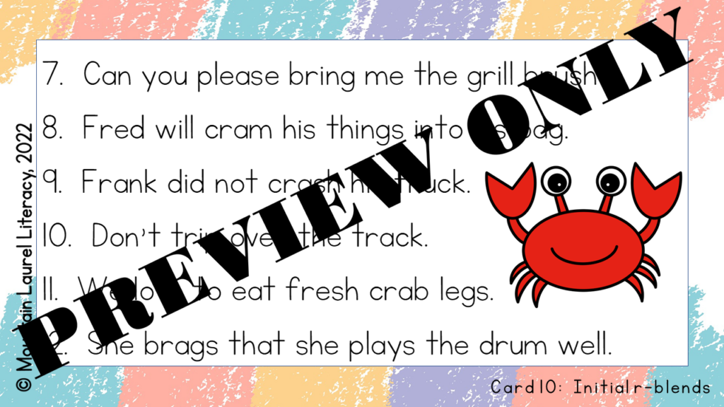 Decodable Text Blends and Short Vowels First Grade Sentences | Made By ...