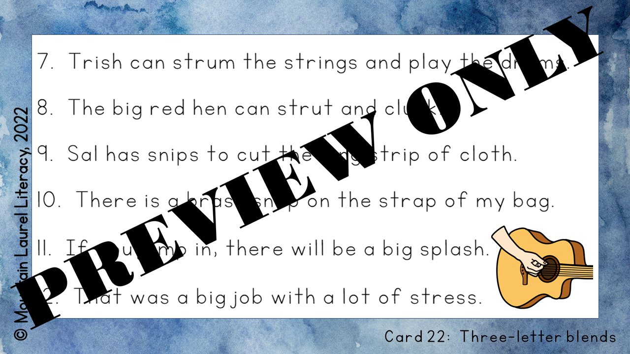 Decodable Text Blends and Short Vowels First Grade Sentences | Made By ...