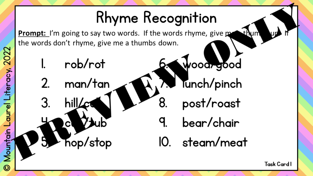 Phonological and Phonemic Awareness Practice Activity Prompts | Made By ...