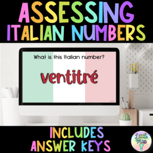 Assessing Italian Numbers - worksheets, activities, games - Italy ...