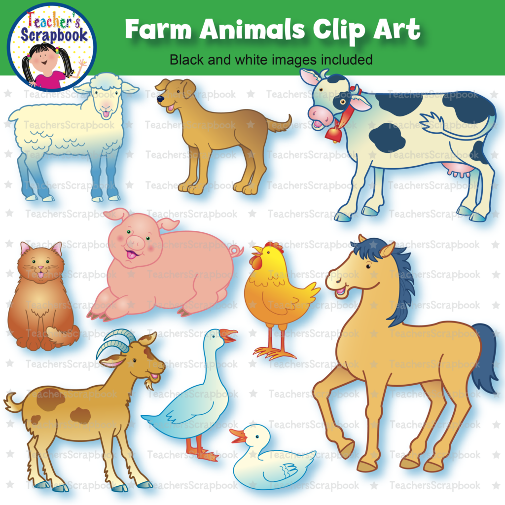 Farm Animals Clip Art | Made By Teachers