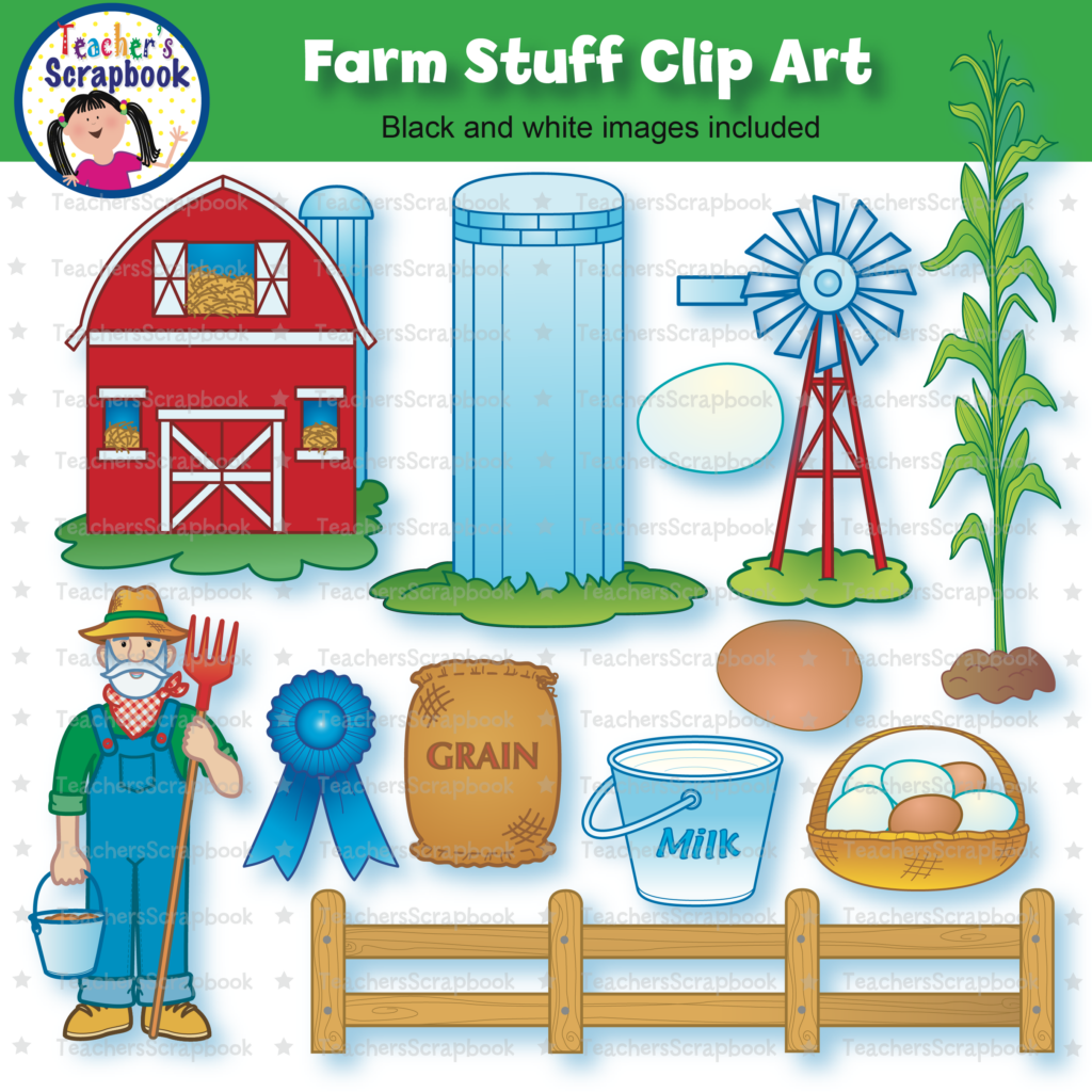 Farm Stuff Clip Art | Made By Teachers