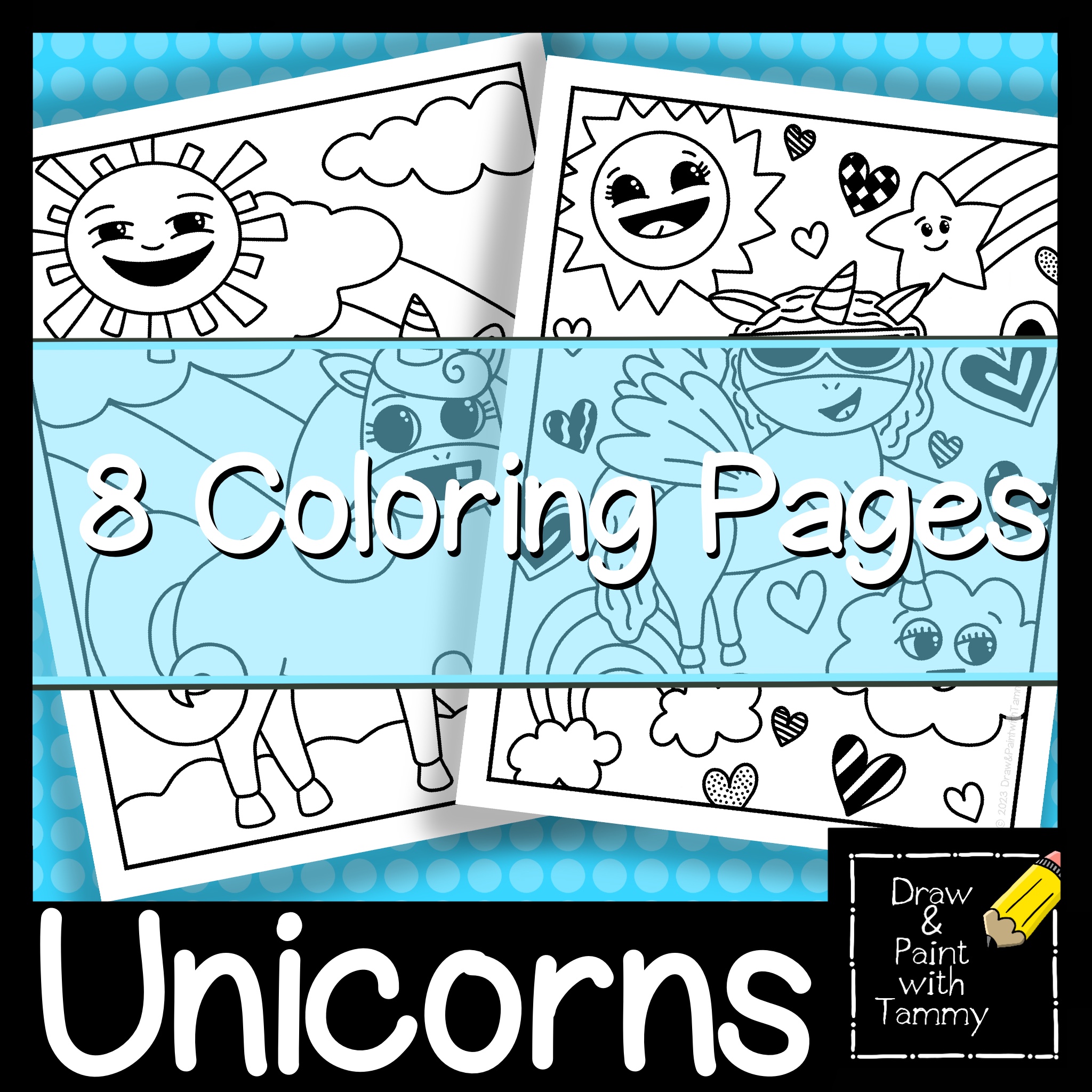 Unicorn Theme Printable Coloring Pages | Made By Teachers