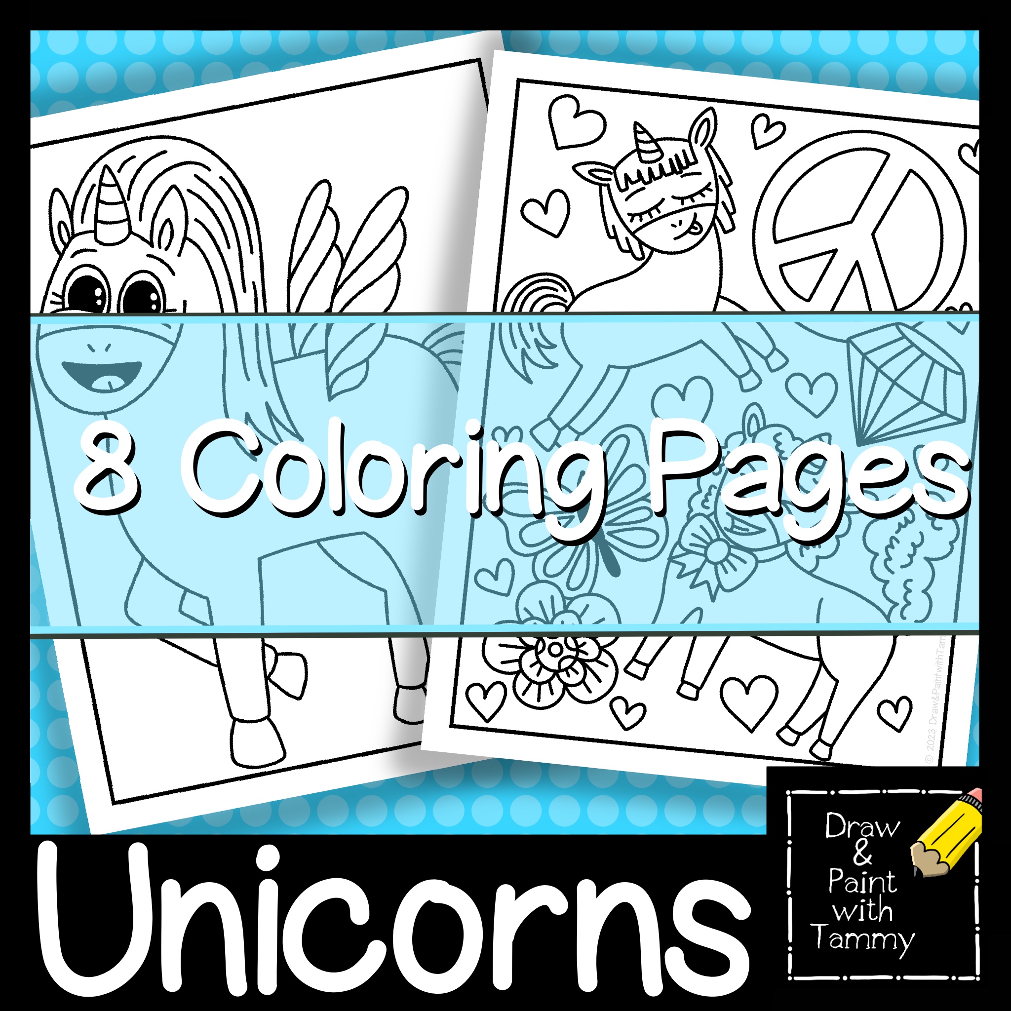Unicorn Theme Printable Coloring Pages | Made By Teachers