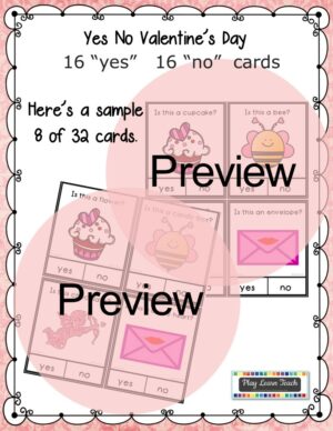 Yes No Questions Valentine's Day for Autism Special Education | Made By ...