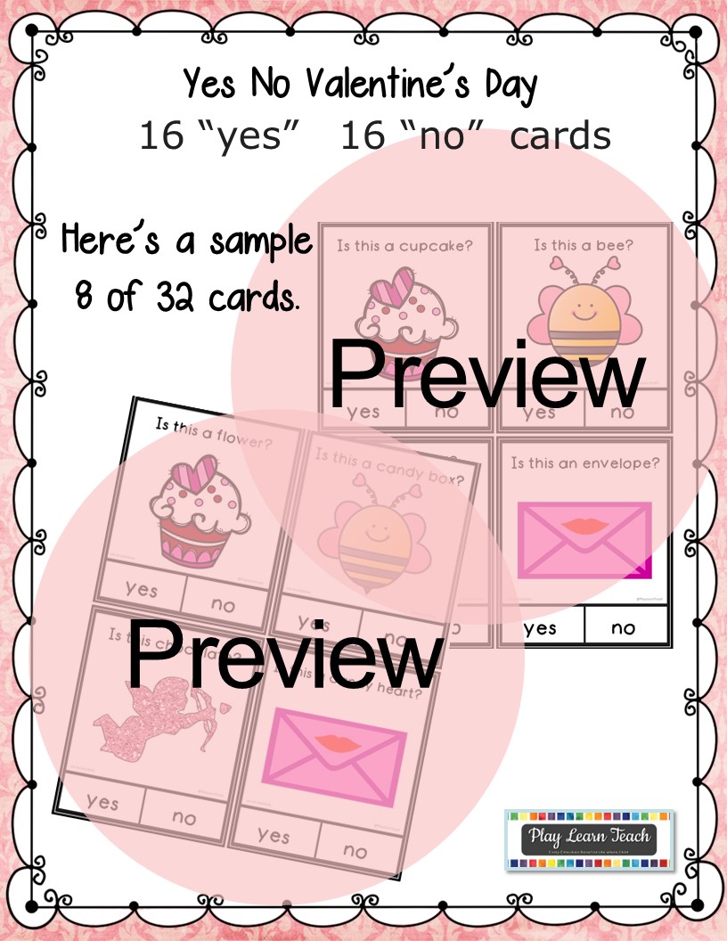 Yes No Questions Valentine's Day for Autism Special Education | Made By ...