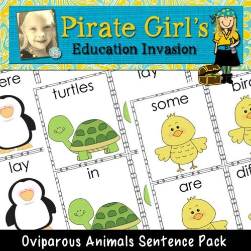 Oviparous Animal Sentence Building Pack | Made By Teachers