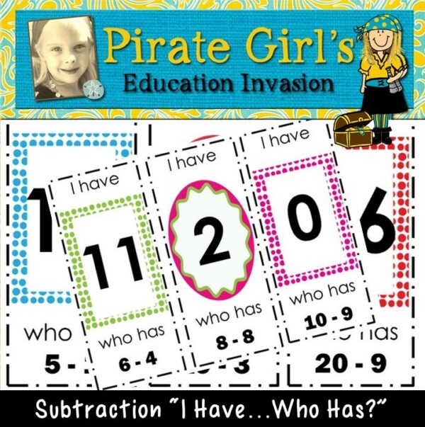 Subtraction Game (I Have, Who Has?) | Made By Teachers