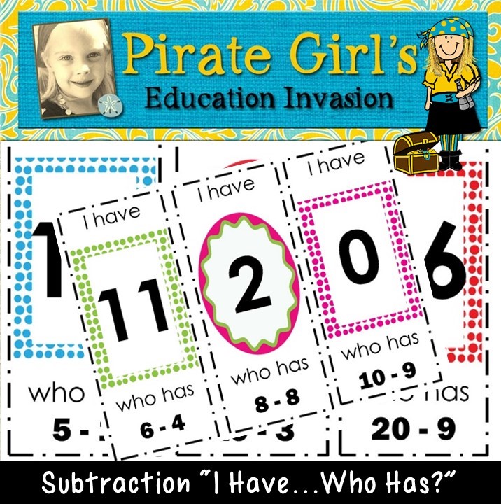 Subtraction Game (I Have, Who Has?) | Made By Teachers