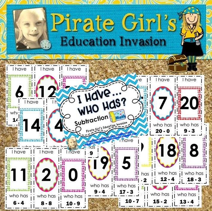Subtraction Game (I Have, Who Has?) | Made By Teachers