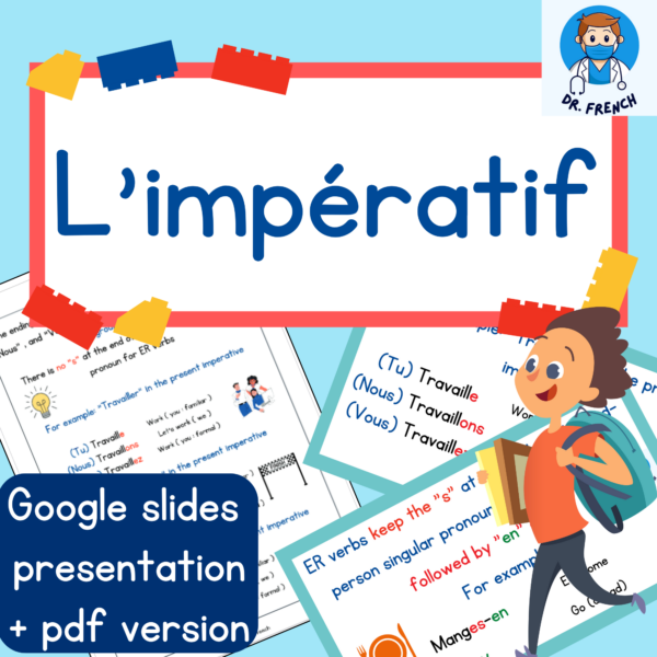 L'impératif. French Imperative Lesson and Activities. Google Slides ...