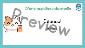 French Greetings, Introductions & Goodbyes. Les Salutations. Lesson ...