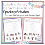 Spanish Daily Routine and Reflexive Verbs Speaking Activities | Made By ...