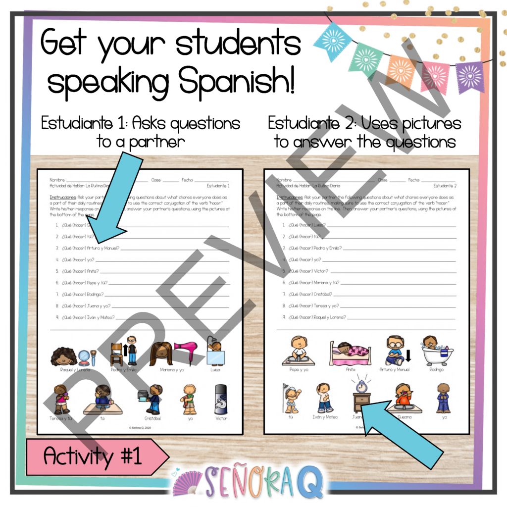 Spanish Daily Routine and Reflexive Verbs Bundle | Made By Teachers