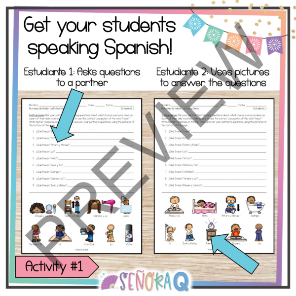 Spanish Daily Routine and Reflexive Verbs Bundle - Made By Teachers