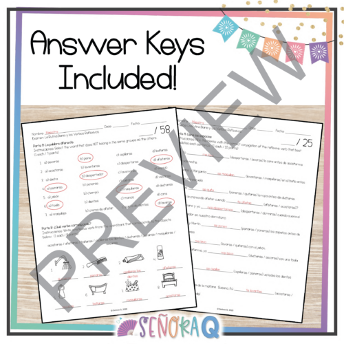 Spanish Daily Routine and Reflexive Verbs Bundle | Made By Teachers