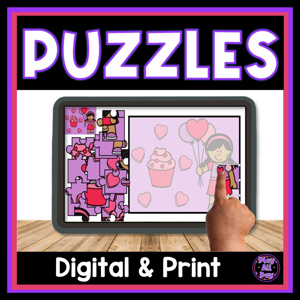 Valentine’s Day Digital Puzzles for Google Slides™ & PowerPoint™ | Made ...