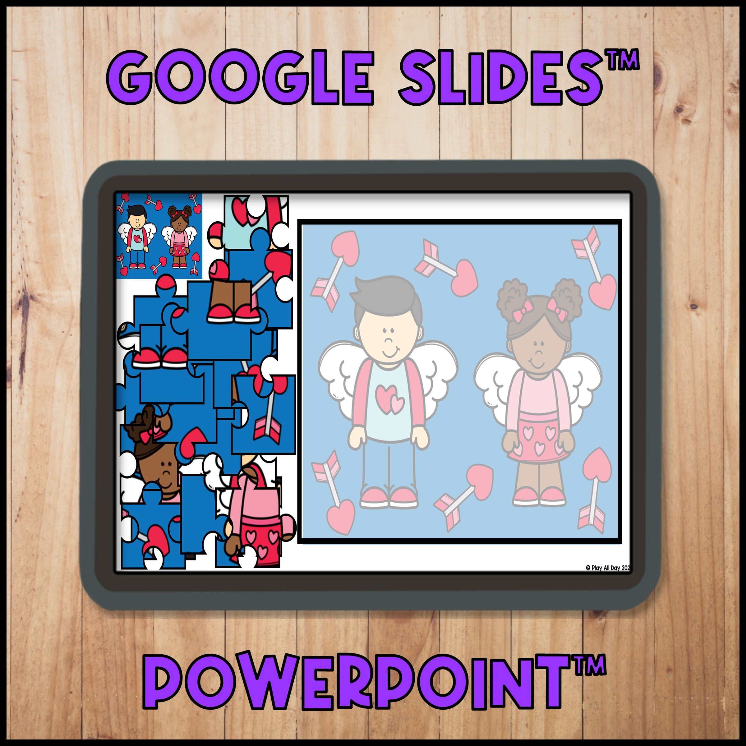 Valentine’s Day Digital Puzzles for Google Slides™ & PowerPoint™ | Made ...