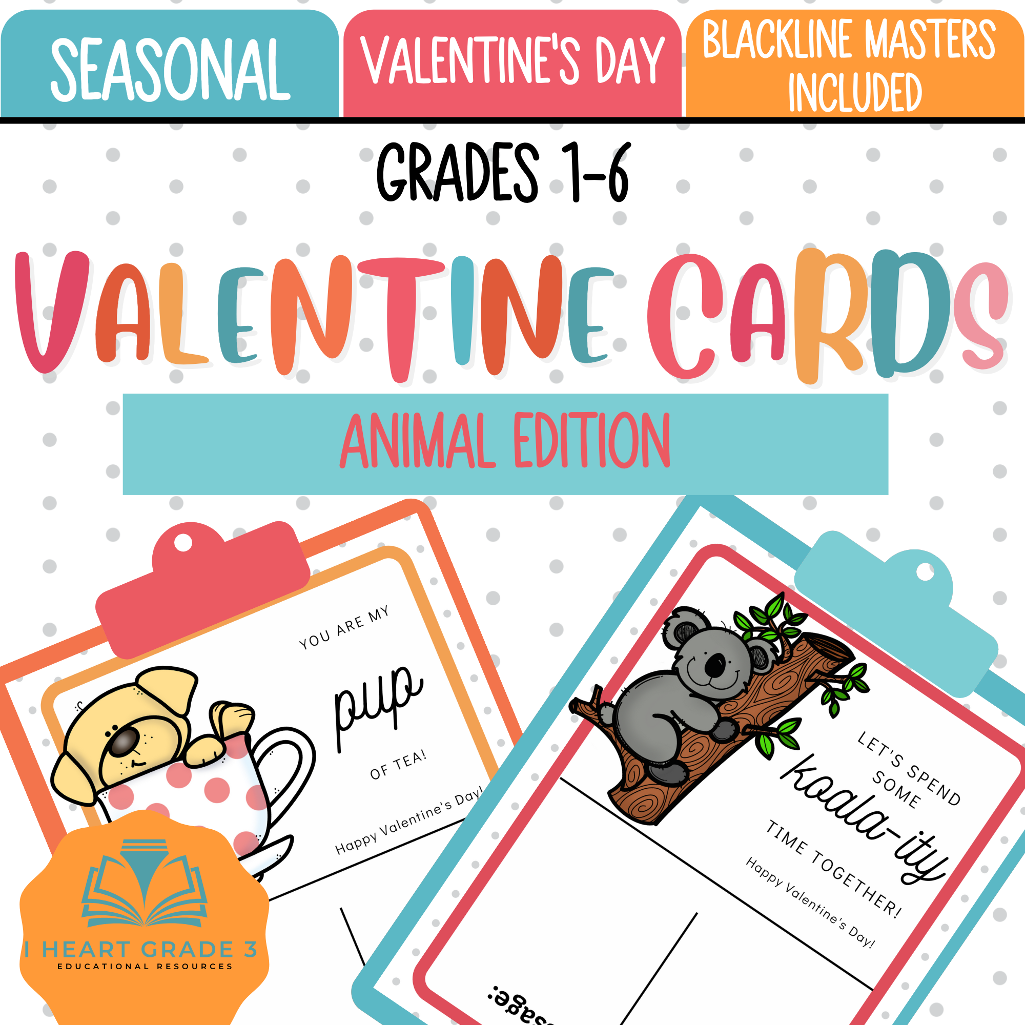Valentine Cards: Animal Edition | Made By Teachers