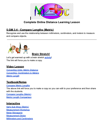 Complete Online Distance Learning 5th Math Bundle Geometry ...