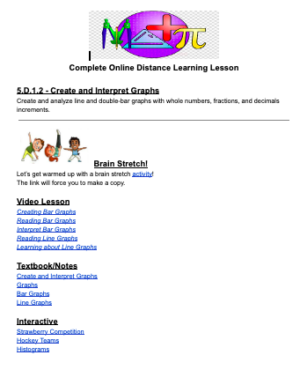 Complete Online Distance Learning 5th Math Bundle Data and Probability ...