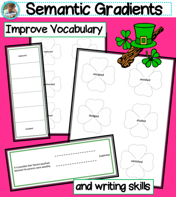 St. Patrick: Nonfiction Text Passages, Printables, & Semantic Gradient ...