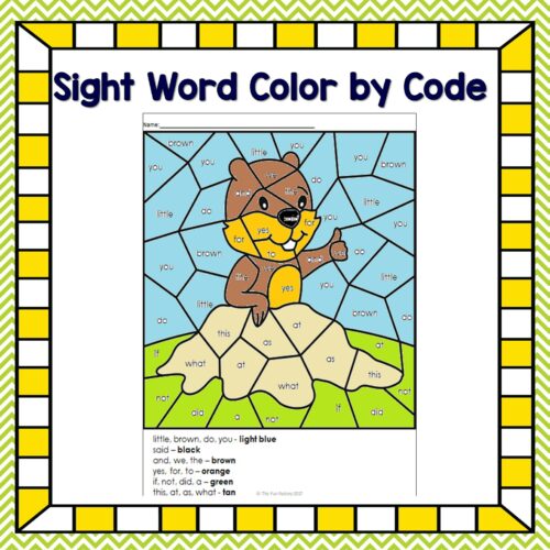 Groundhog Day Sight Word Activities & Worksheets | Kindergarten | Made ...