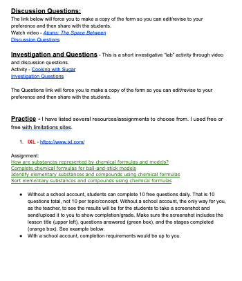 Complete Online Distance Learning Atomic Composition 7.PS1.1, MS-PS1-1 ...