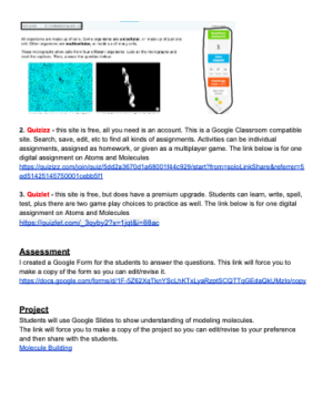 Complete Online Distance Learning Atomic Composition 7.PS1.1, MS-PS1-1 ...
