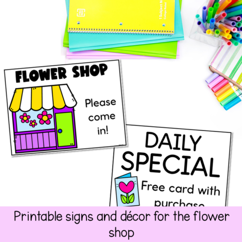 Flower Shop Dramatic Play for Preschool, Pre-K and Kindergarten | Made ...