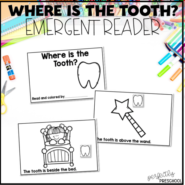 Dental Health Where is the Tooth Positional Words Book for Preschool ...