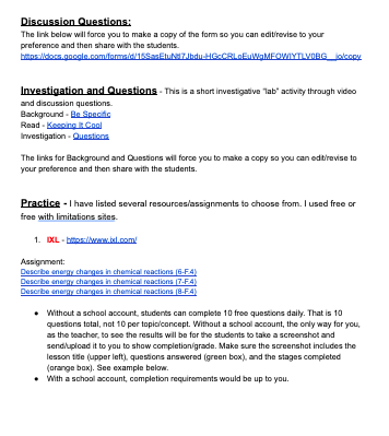 Complete Online Distance Learning Thermal Energy Device 7.PS1.6, MS-PS1 ...
