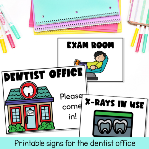 Dentist Office Dramatic Play for Preschool, Pre-K and Kindergarten ...
