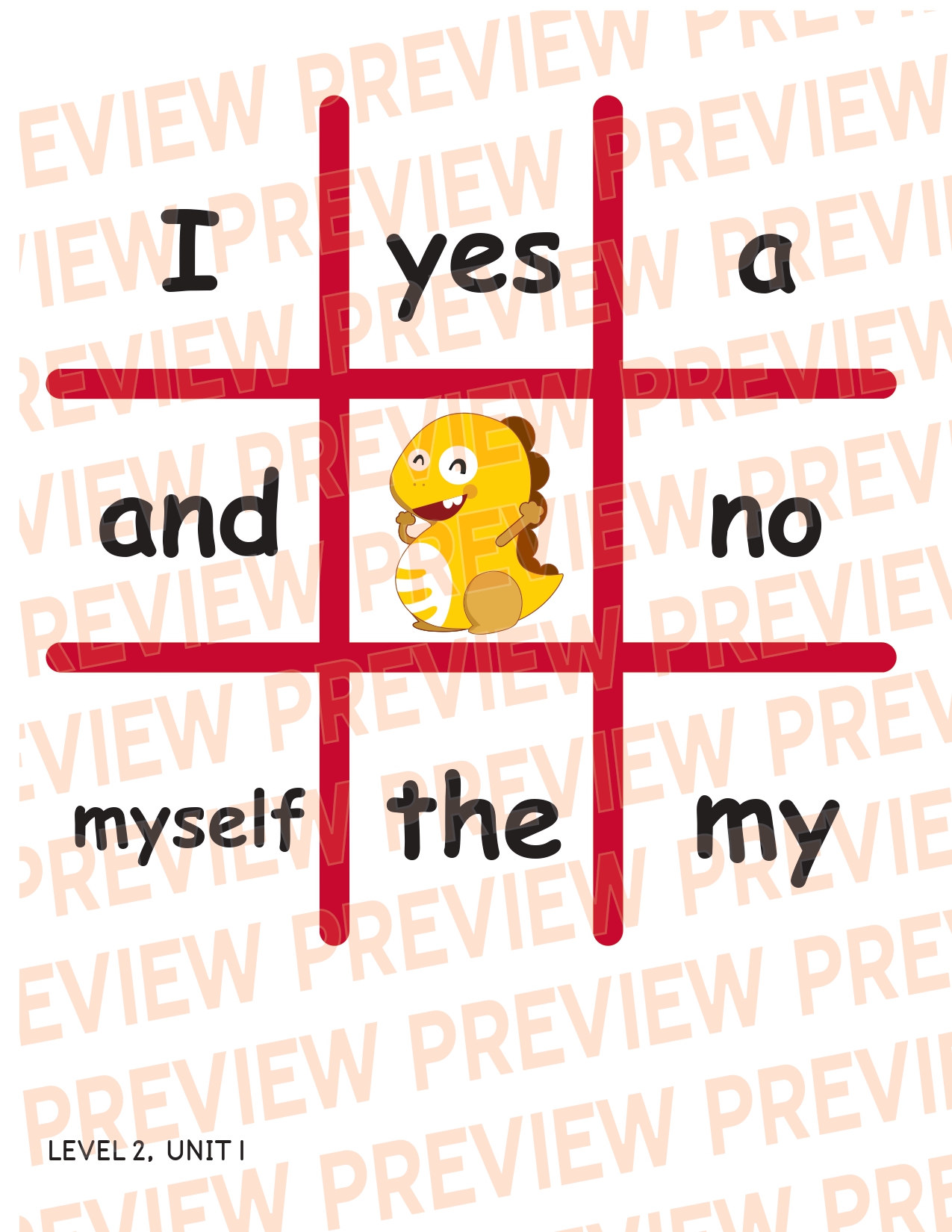 VIPKid Level 2 Interactive Sight Word Tic Tac Toe Reward Set | Made By ...