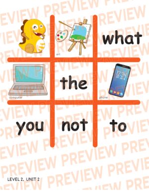 VIPKid Level 2 Interactive Sight Word Tic Tac Toe Reward Set | Made By ...